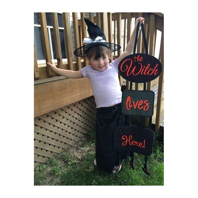 Inhp Witch Door Sign
