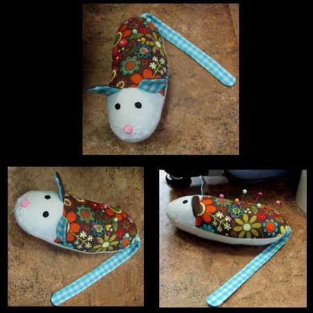 In Hoop Little Mouse Pin Cushion