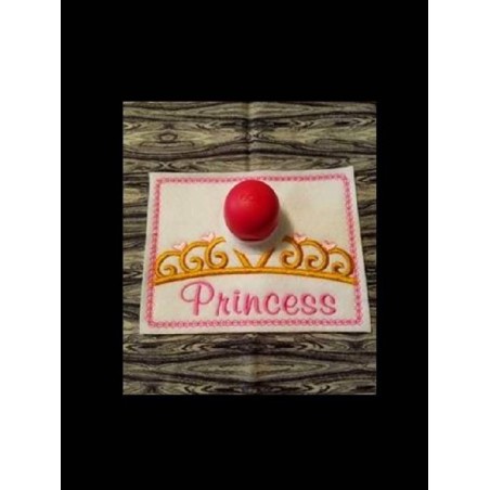In Hoop Princess Crown Lip Balm Holder