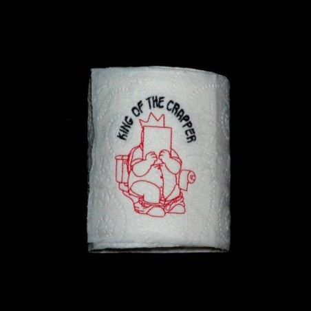 King Crapper Toilet Paper Design
