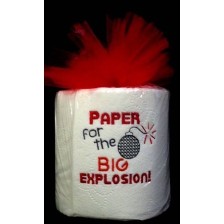 Big Explosion Toilet Paper Design