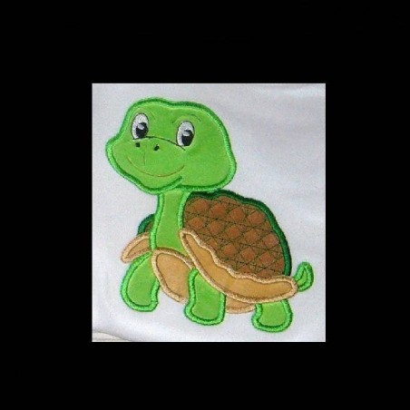 Cute Applique Turtle