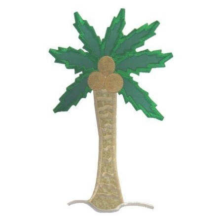 Pirate Palm Tree Applique Mega Hoop Design