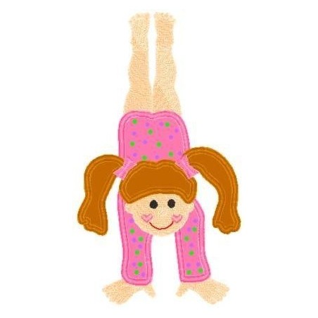 Gymnastics Hand Stand 2 Mega Hoop Design