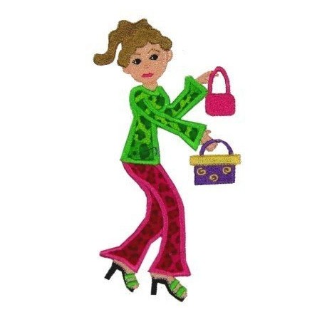 Paris Lady Mega Hoop Design