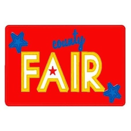 County Fair Sign Mega Hoop Design