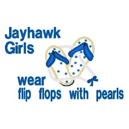 Jayhawk Girls Applique