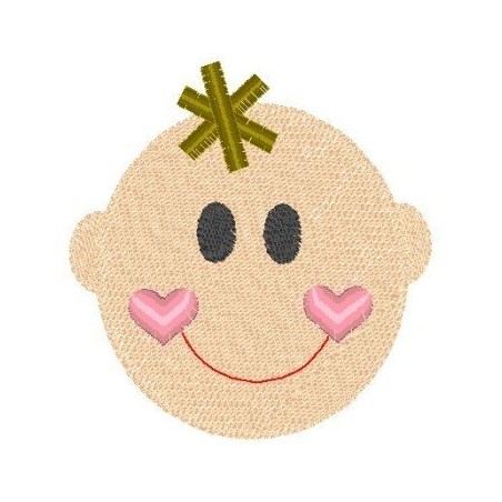 Baby Head Top Hair - 4 x 4